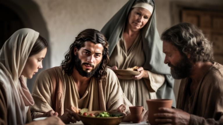 Jesus the Guest of Martha and Mary – The Story of Jesus
